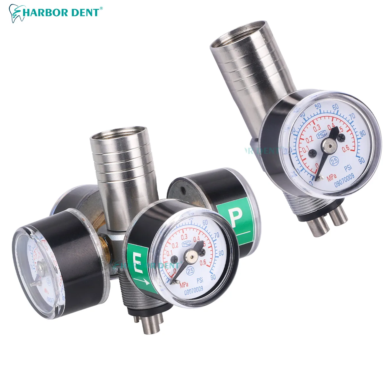 4 Holes Dental Handpiece Air Turbine Pressure Gauge Test High/Low Speed ...