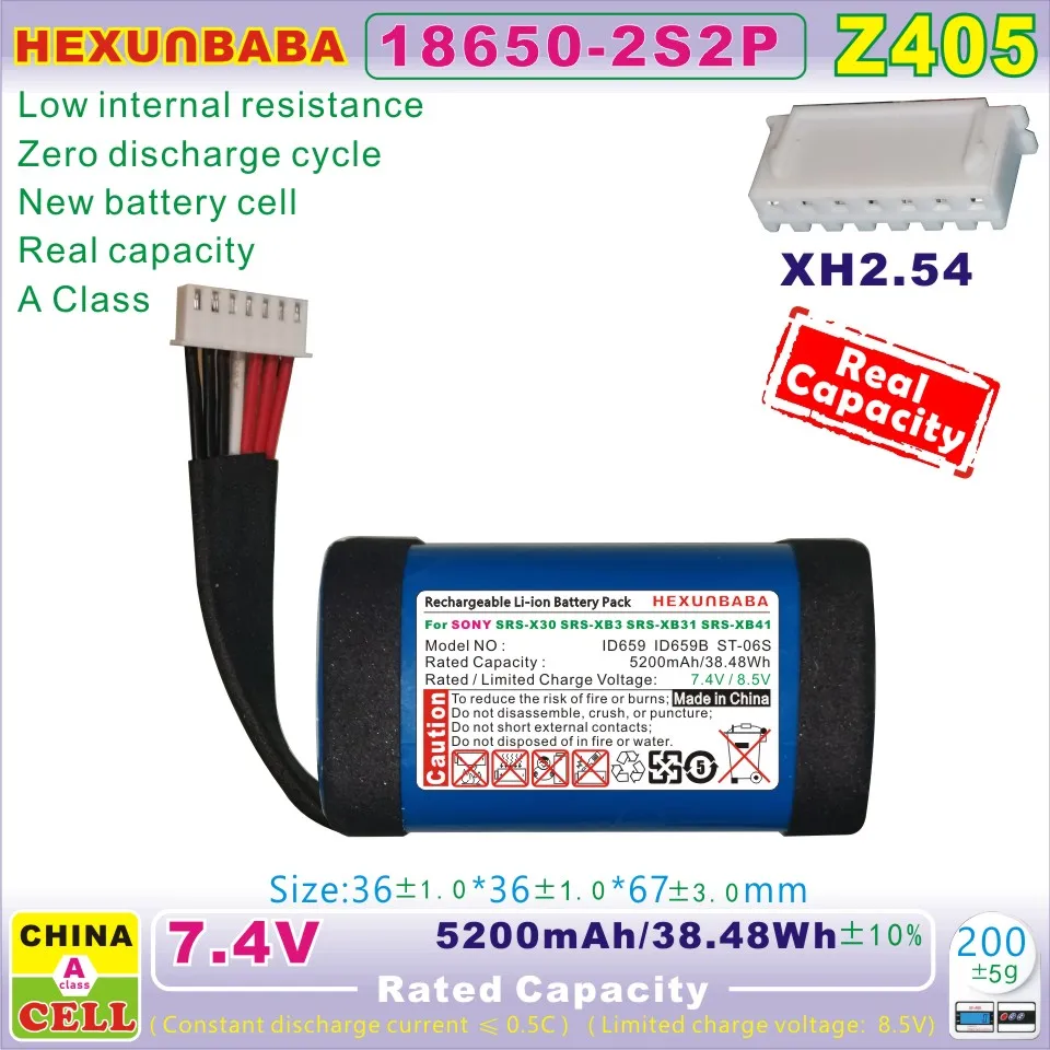 Bateria-do-Li-on-para-o-orador-de-Sony-ST-06S-7-4V-5200mAh-6700mAh ...