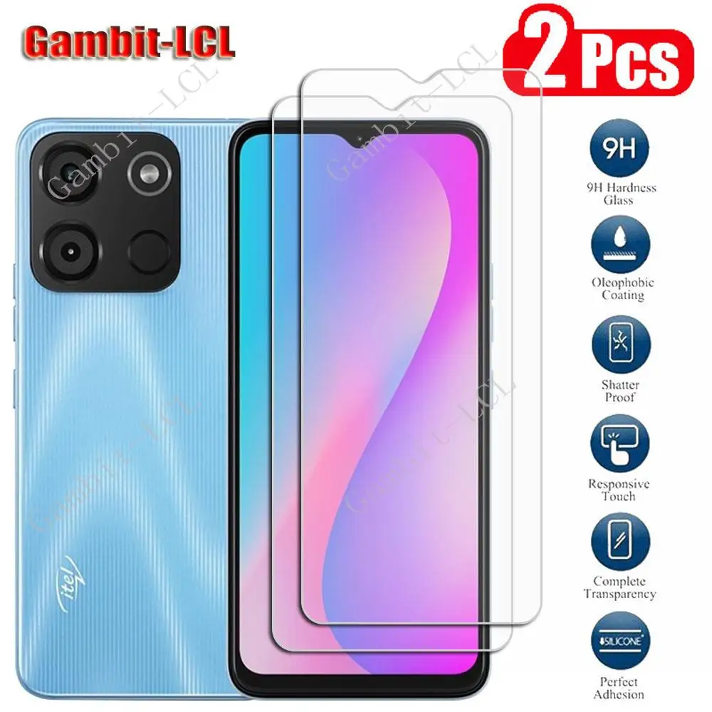 2PCS Original Tempered Glass For Itel A60 6.6" ItelA60 Screen Protector ...