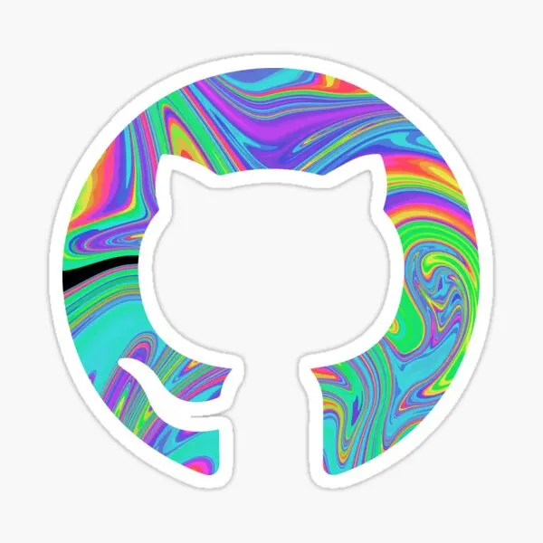 Psychedelic-Github-10PCS-Stickers-for-Cartoon-Water-Bottles-Bumper-Art-Room-Funny-Print-Stickers ...