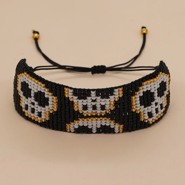 Friendship Bracelet Patterns Skull