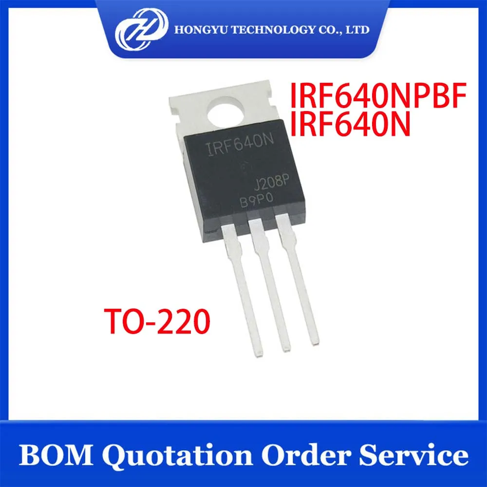 10-Pcs-IRF640NPBF-IRF640N-IRF640-HEXFET-MOSFET-N-CH-200V-18A-TO-220-New ...