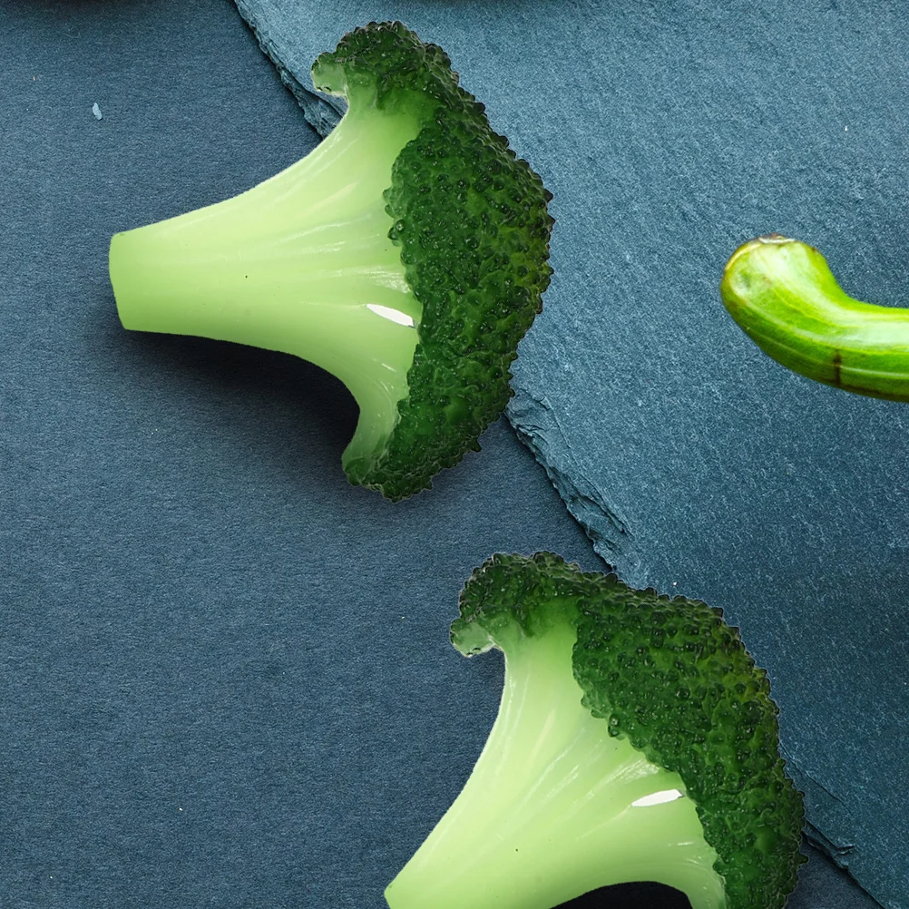 Simulation-Broccoli-Slices-Children-s-Kitchen-Decoration-Greenery-Fake ...
