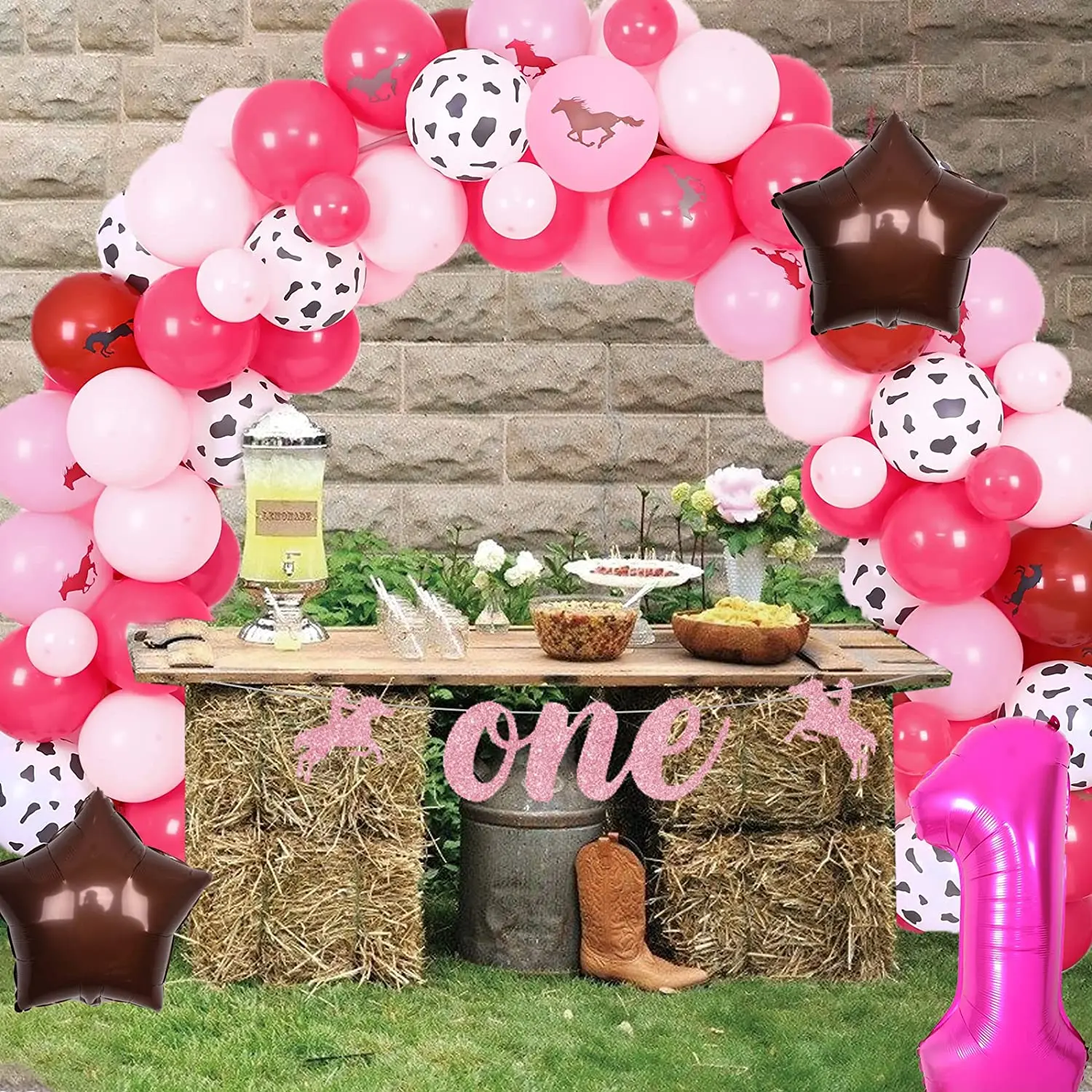 Pink Western Party Decorations