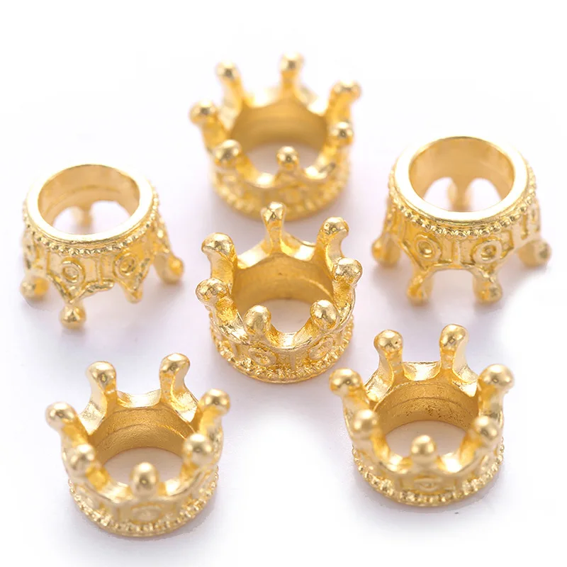 20pcs/set Metal Crown Jewelry Making Accessories Charm Bracelet ...