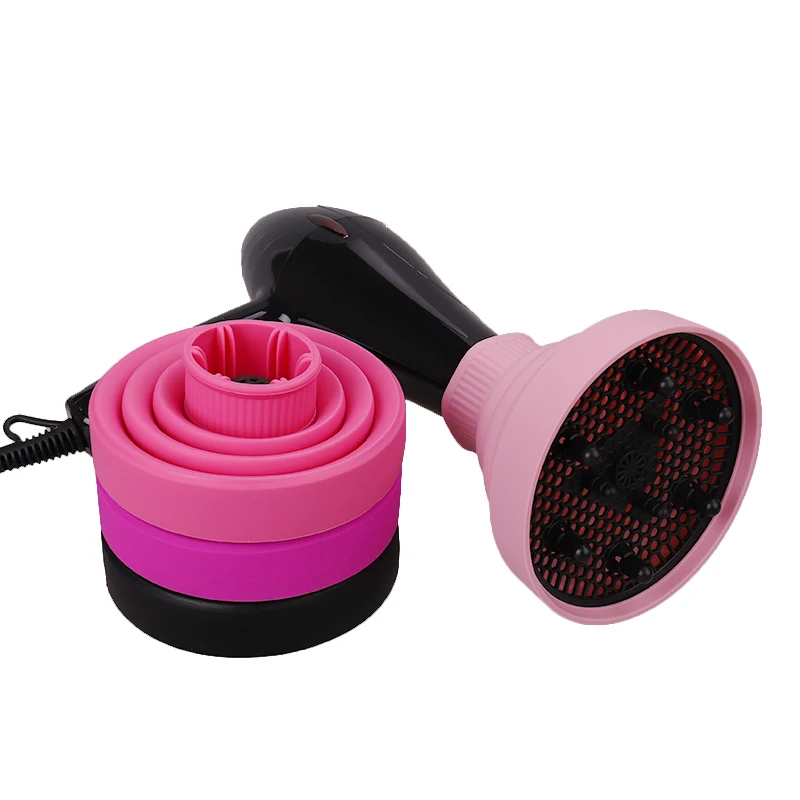 Portable-Silicone-Curly-Hair-Diffuser-Collaspable-Curly-Hair ...