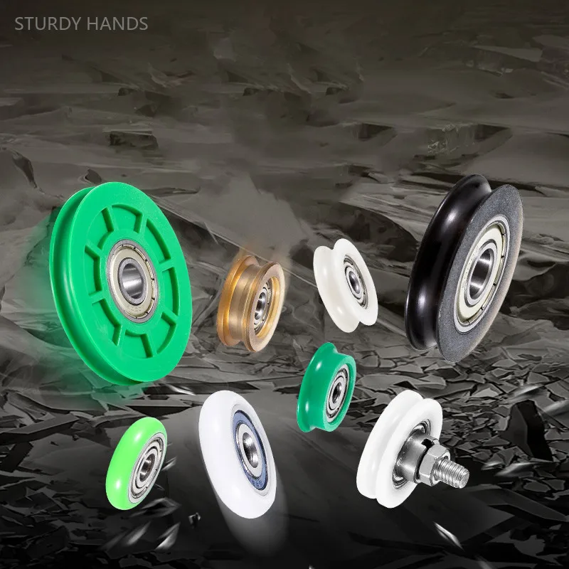 1pc-Shower-Door-U-slot-Roller-Sliding-Door-and-Window-Pulley-Nylon ...