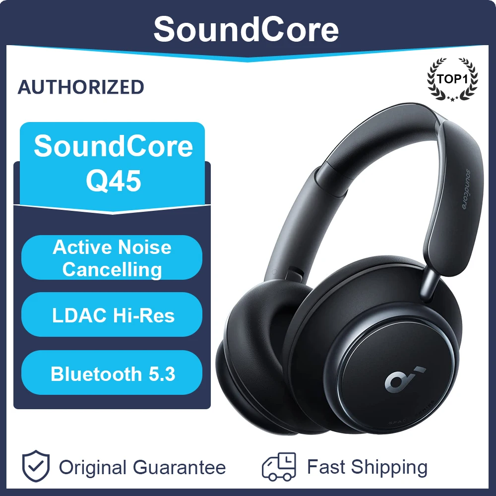 Original-SoundCore-Space-Q45-Adaptive-Active-Noise-Cancelling ...