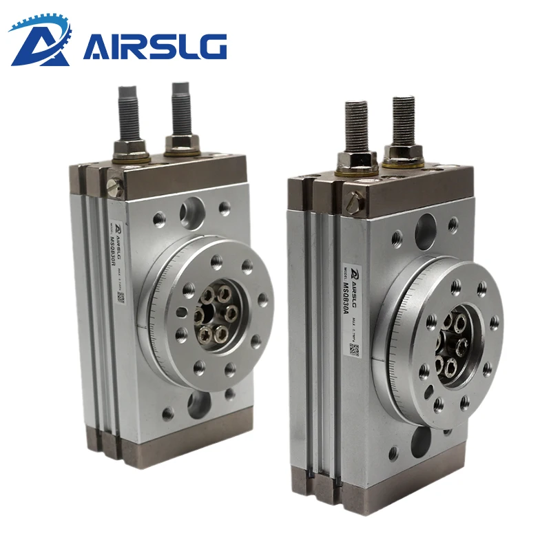 Pneumatic-Rotary-Cylinder-Smc-MSQB-Adjustable-Cylinder-Rotary-0-190-Degrees-MSQB10A-MSQB20A ...