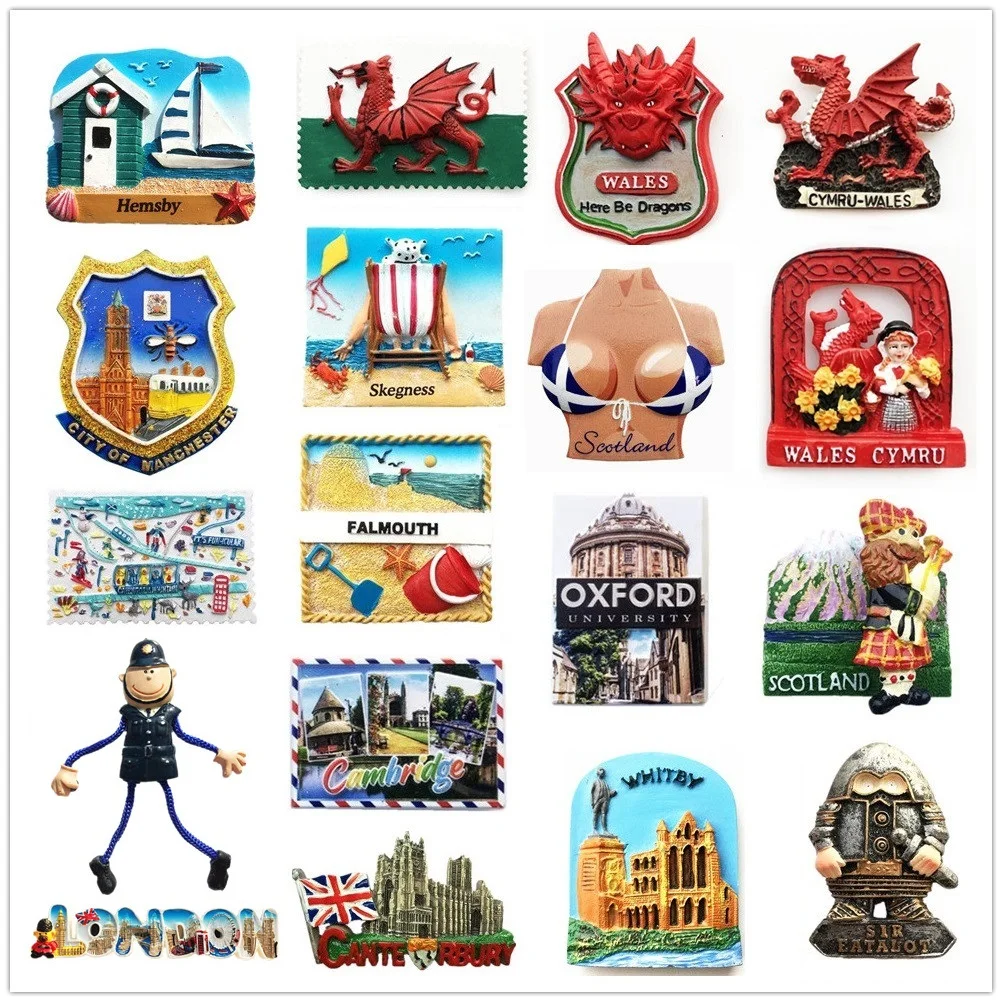 England London Flavor 3D Landmark Fridge Magnets Refrigerator Stickers ...