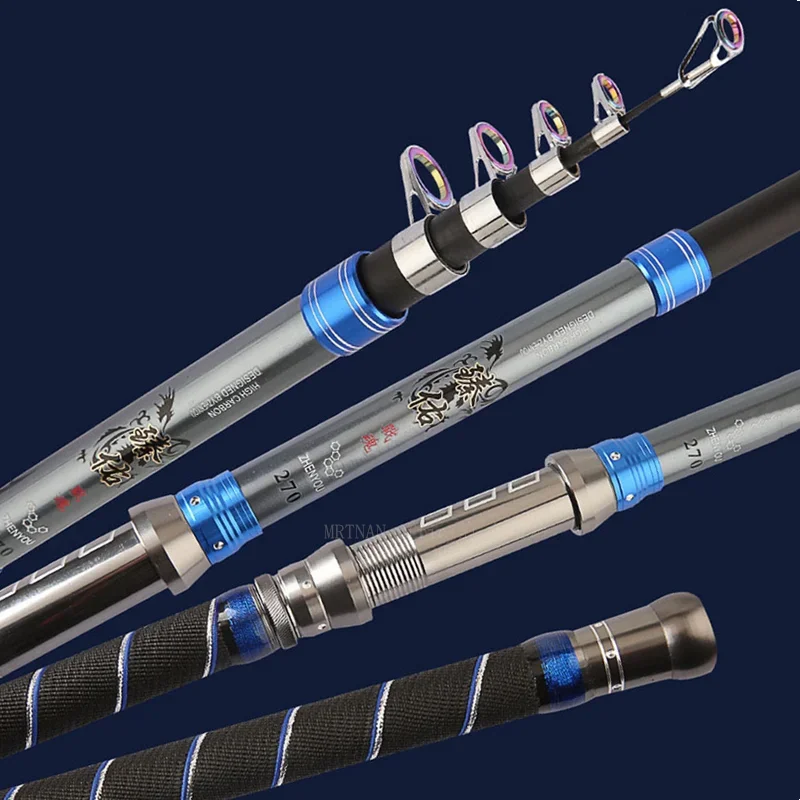 Carbon-Sea-Rod-2-1-4-5M-Superhard-Long-Throwing-Rod-Telescopic-Travel ...