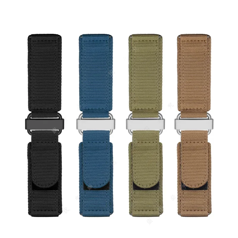 Outdoor-Nylon-Strap-Hook-and-Loop-Watch-Band-for-Breitling-Panerai-Boqi ...