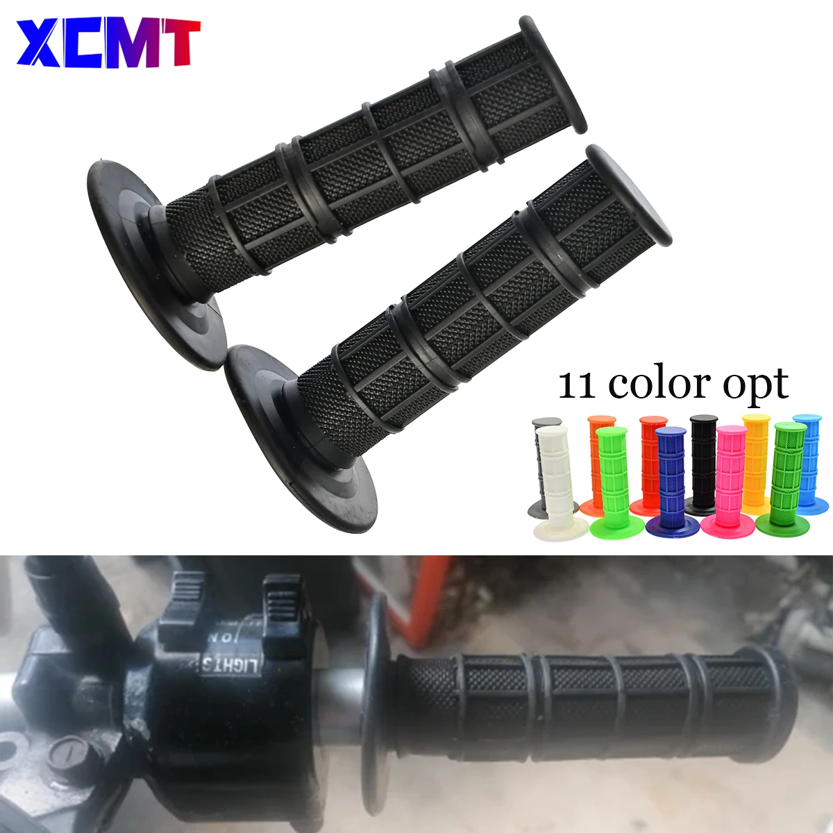 Motorcycle Accessories Set Handlebar Grip Gel Brake Handle Rubber 7-8 ...