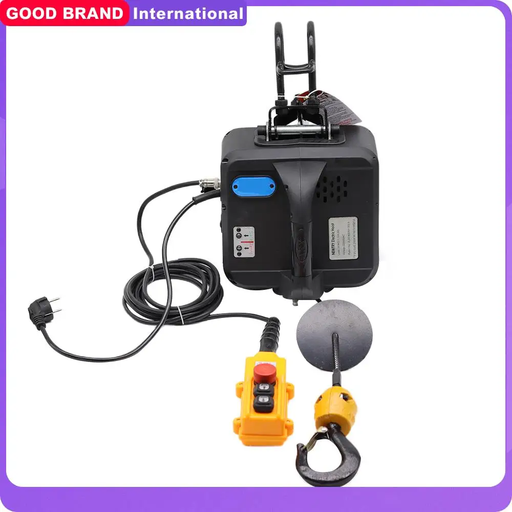Electric-Hoist-220V-Wireless-Remote-Control-Home-Portable-Air ...