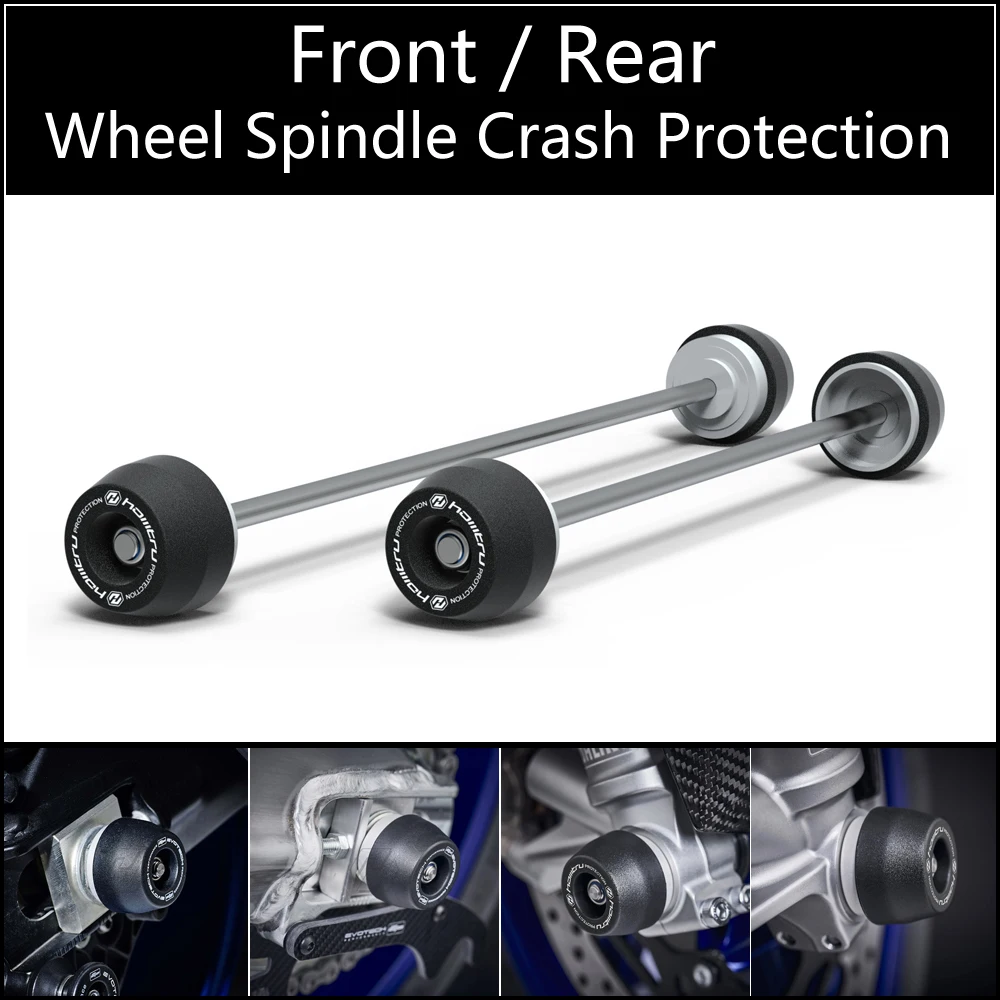 Rear Front Axle Fork Crash Slider For Yamaha MT-10 MT10 R1 R1M FZ-10 MT ...