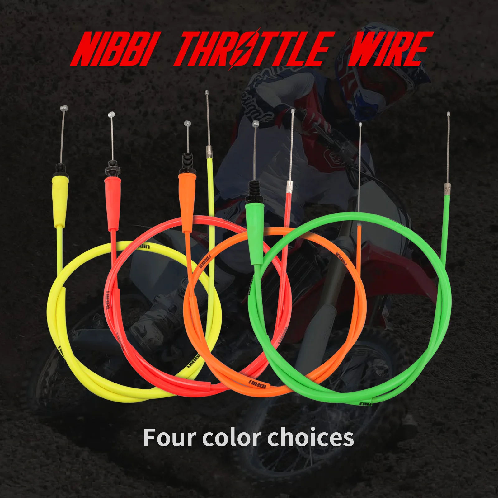 NIBBI-Throttle-Cable-41-Dirt-Bike-gas-Cable-Universal-Motorcycle ...