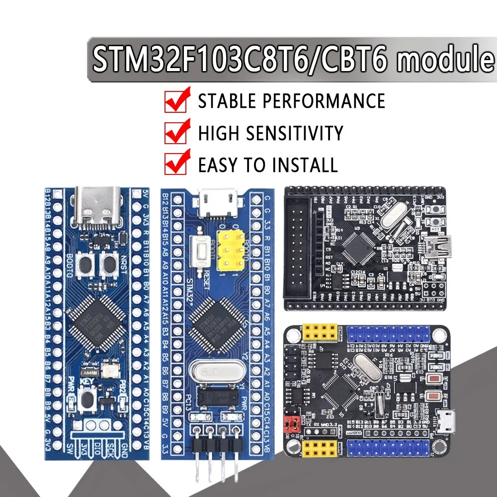 STM32F103C8T6 STM32F103CBT6 ARM STM32 Minimum System Learning Development Board Module For ...