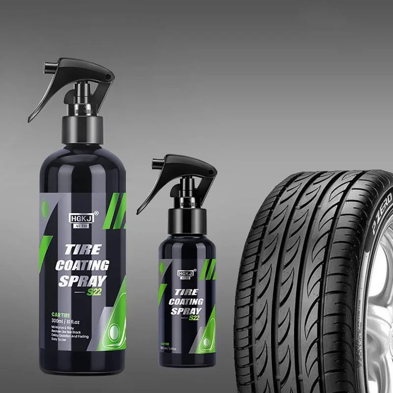 Black Car Tire Blackening Ceramic Coating Spray Liquid Refurbishing ...