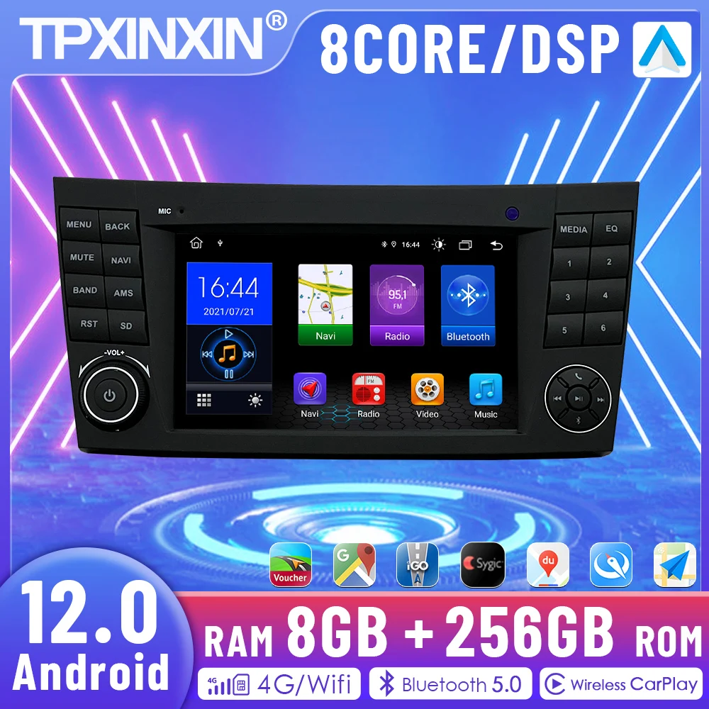 2 Din 7INCH Car Radio Multimedia Video Player For Mercedes-Benz W211 Gps Navi Stereo 4G Rds Dsp ...