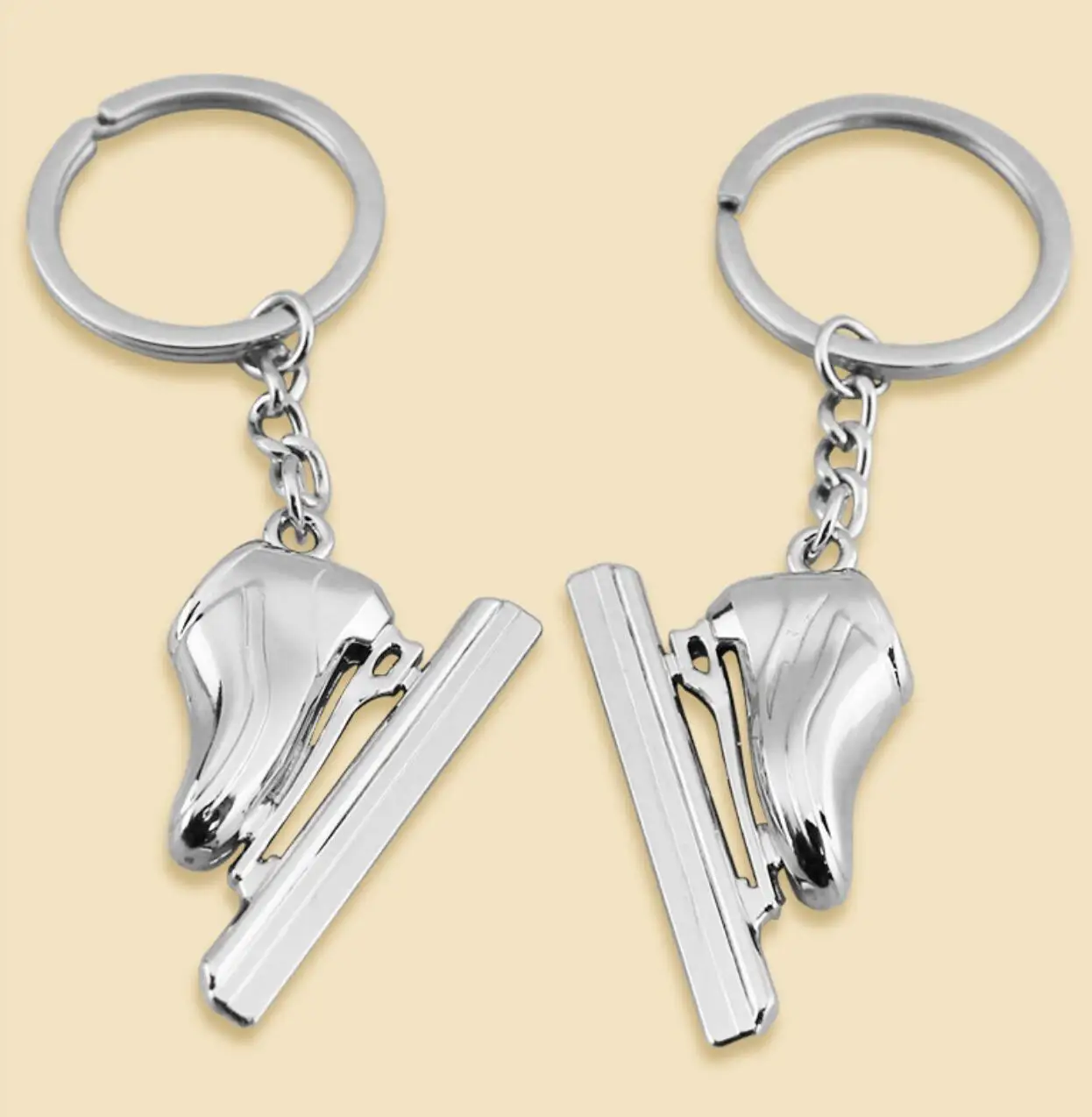 Roller Skate Key Chain Pendant Keyring Ski Small Decor Backpack ...