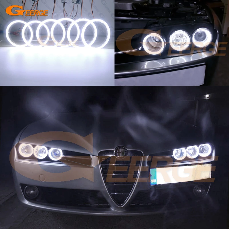 159 2021 Bright Led Angel Eyes Halo Rings Light Radio Grill - AliExpress