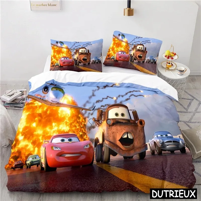 Cars-Lightning-McQueen-Mater-Soft-Home-Textiles-Polyester-3D-Printed ...