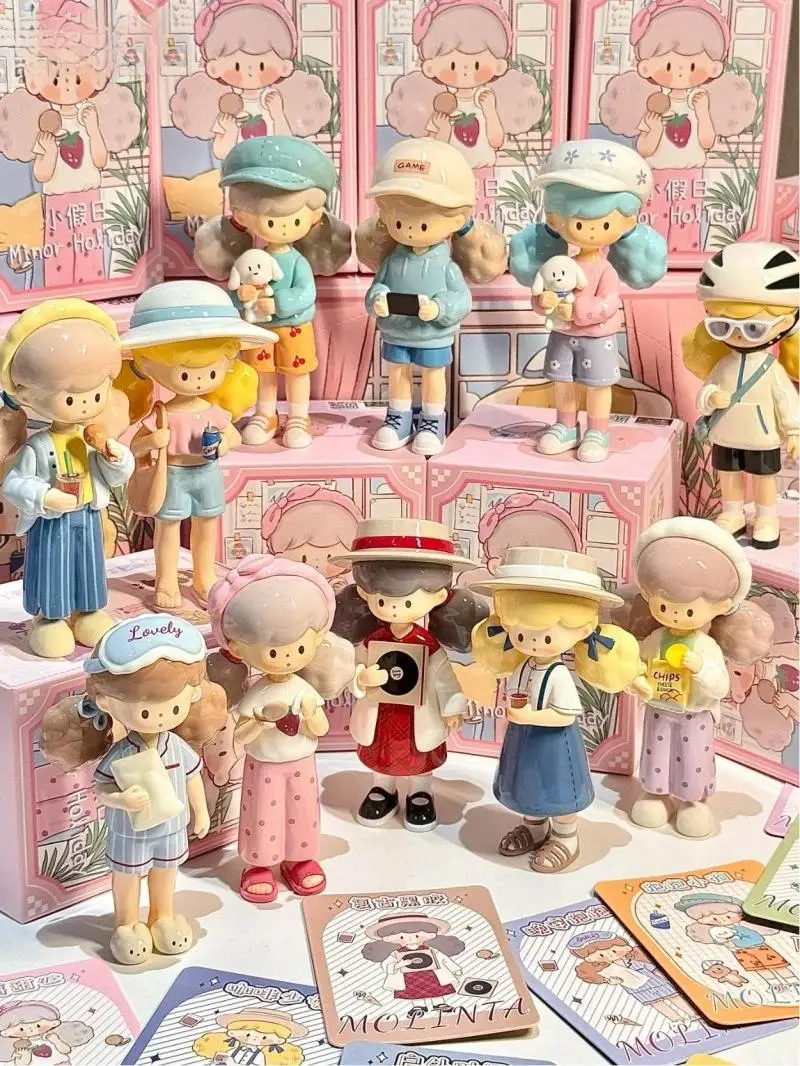 Molinta Minor Holiday Series Blind Box Cute Action Figure Mystery Box ...