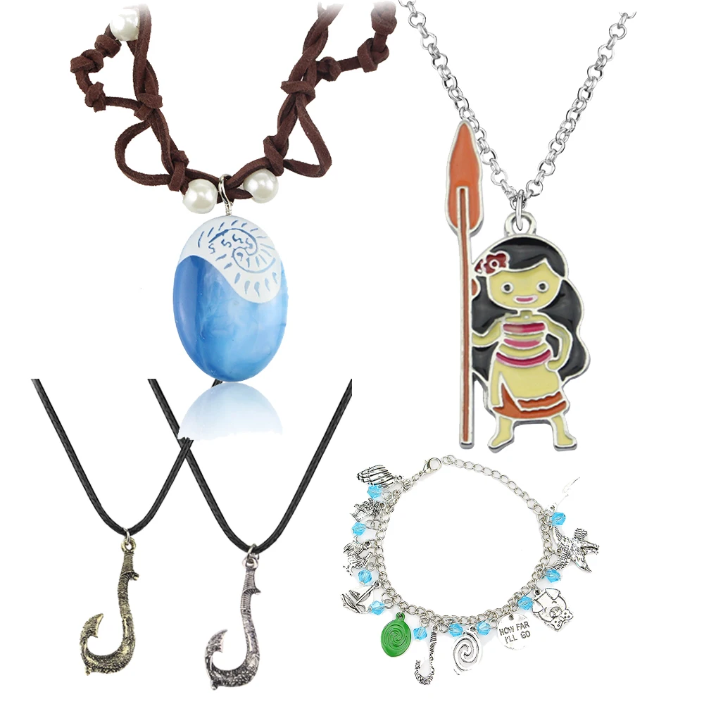 Anime-Movie-Princess-Moana-Necklace-Cosplay-Handmade-Braided-Leather ...
