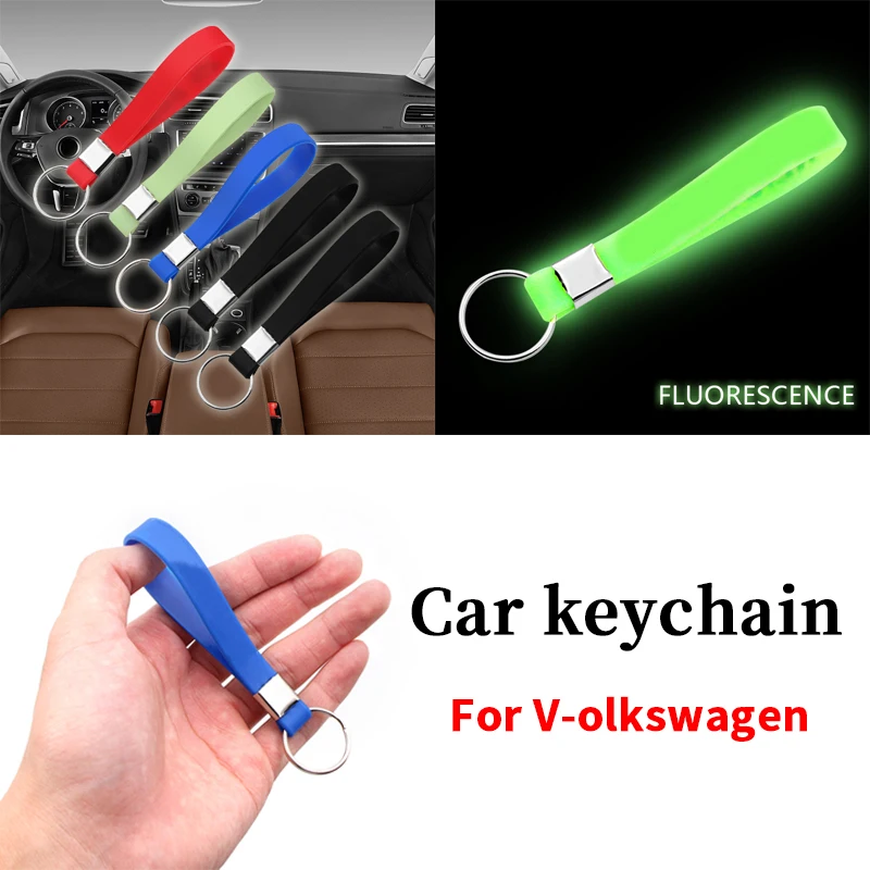 Luminous keychain logo pendant portable creative multicolor For ...