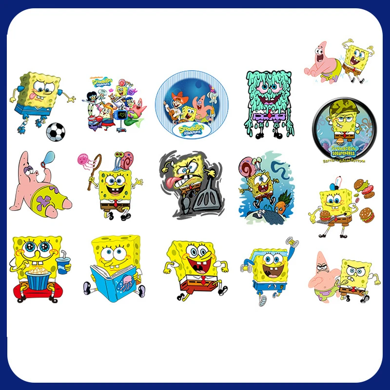 Anime Patrick Star Patches for Clothing Heat Transfer Stickers for T ...