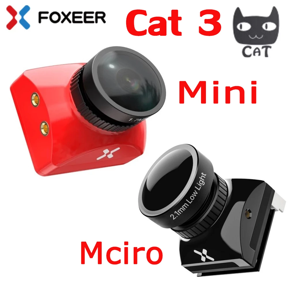Foxeer-Mini-Cat-Micro-Cat-3-1200TVL-Starlight-0-00001Lux-FPV-Camera-Low ...