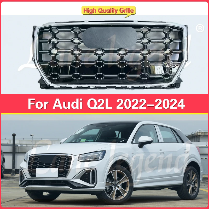 Capa-Amortecedor-Dianteiro-Prova-de-Pintura-de-Carro-Alta-Qualidade-Grade-Esportiva-Audi-Q2L-SQ2 ...