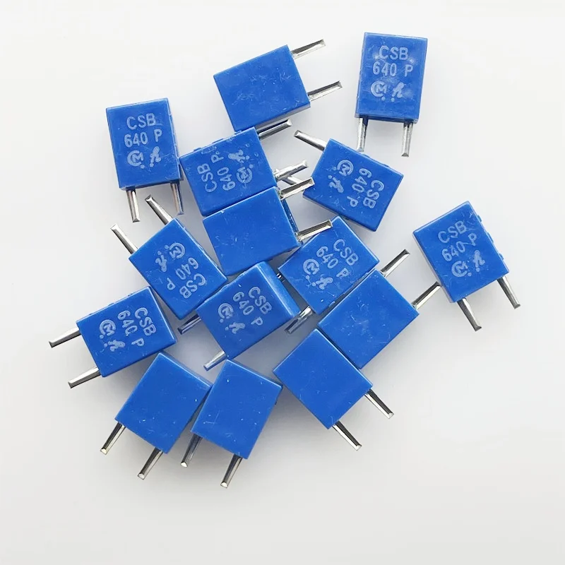 50PCS-Murata-ceramic-crystal-resonator-CSB640P-640KHZ-640K-blue-DIP-2P ...