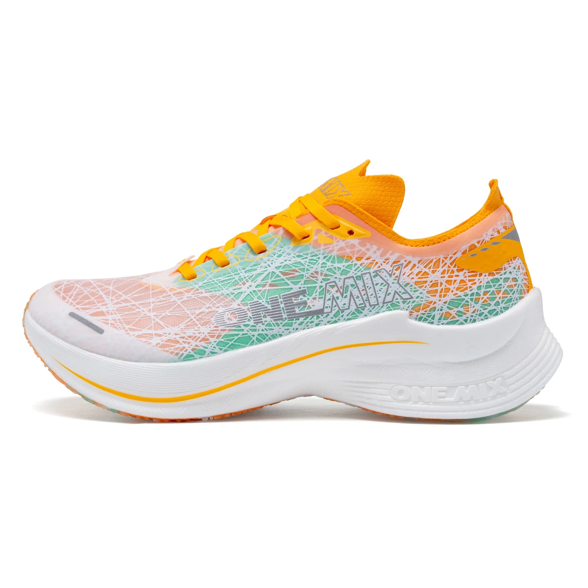 ONEMIX Marathon Carbon Plate Running Shoes Shock Absorption Ultra-light ...