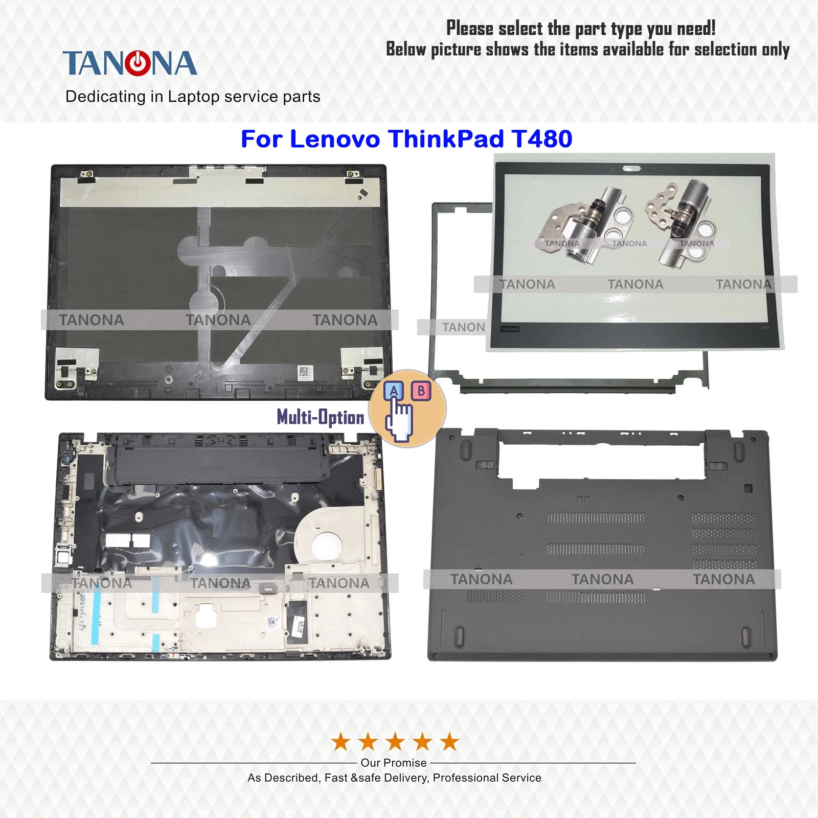 Orig-New-01AX954-01YR506-01YR487-01YR485-Blk-For-Lenovo-ThinkPad-T480 ...