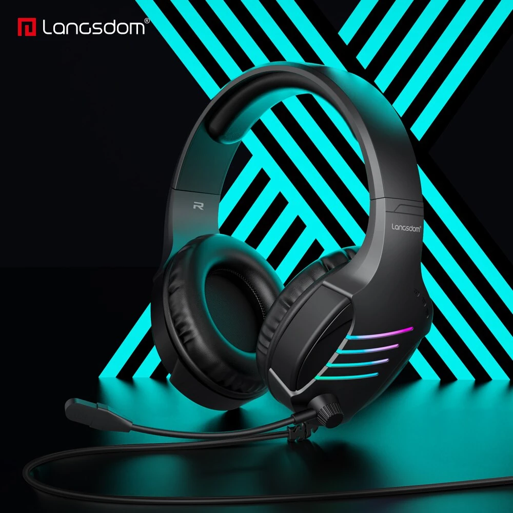 Langsdom Hcg07a Usb 7.1 Stereo Wired Gaming Headset Gamer Headphones ...