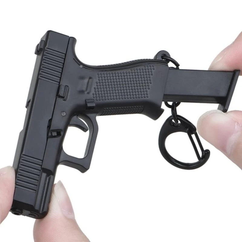Glock 45 Plastic Keychain Fidget Toy Mini Pistol Shape Tactical ...
