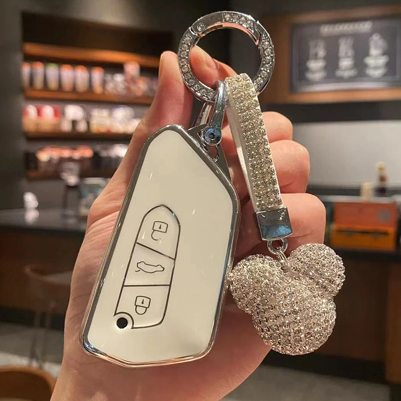 Fashion-TPU-Car-Key-Case-Cover-Shell-For-VW-Volkswagen-ID3-ID4-Golf-8 ...