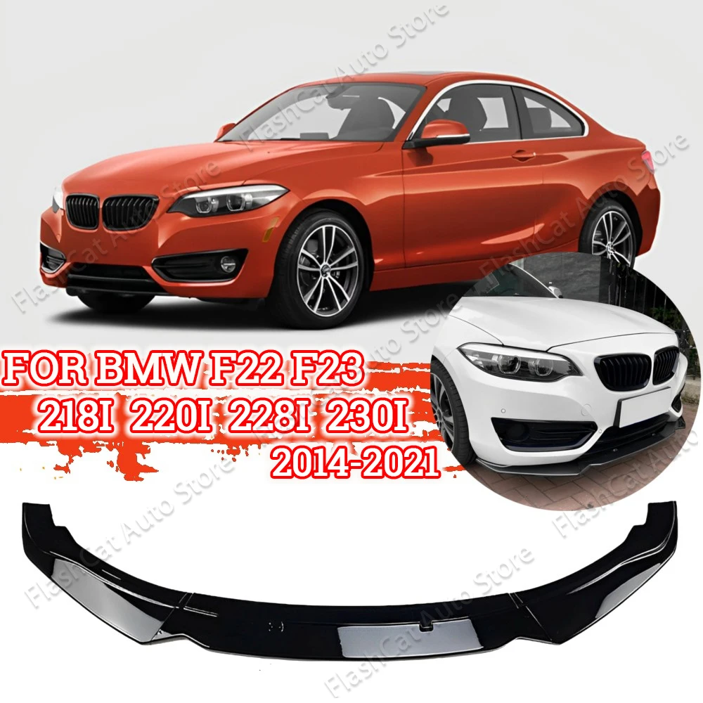 For-BMW-F22-F23-218i-220i-228i-230i-Car-Front-Bumper-Lip-Spoiler ...
