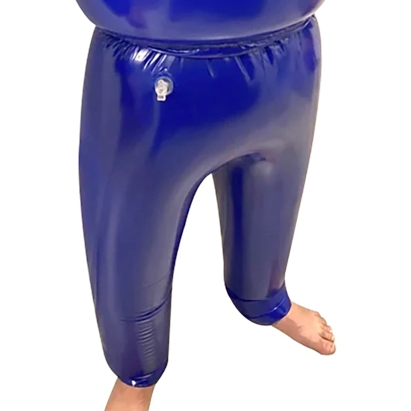 Blue-Inflatable-Sexy-Latex-Legging-With-Elastic-Band-Rubber-Pants ...