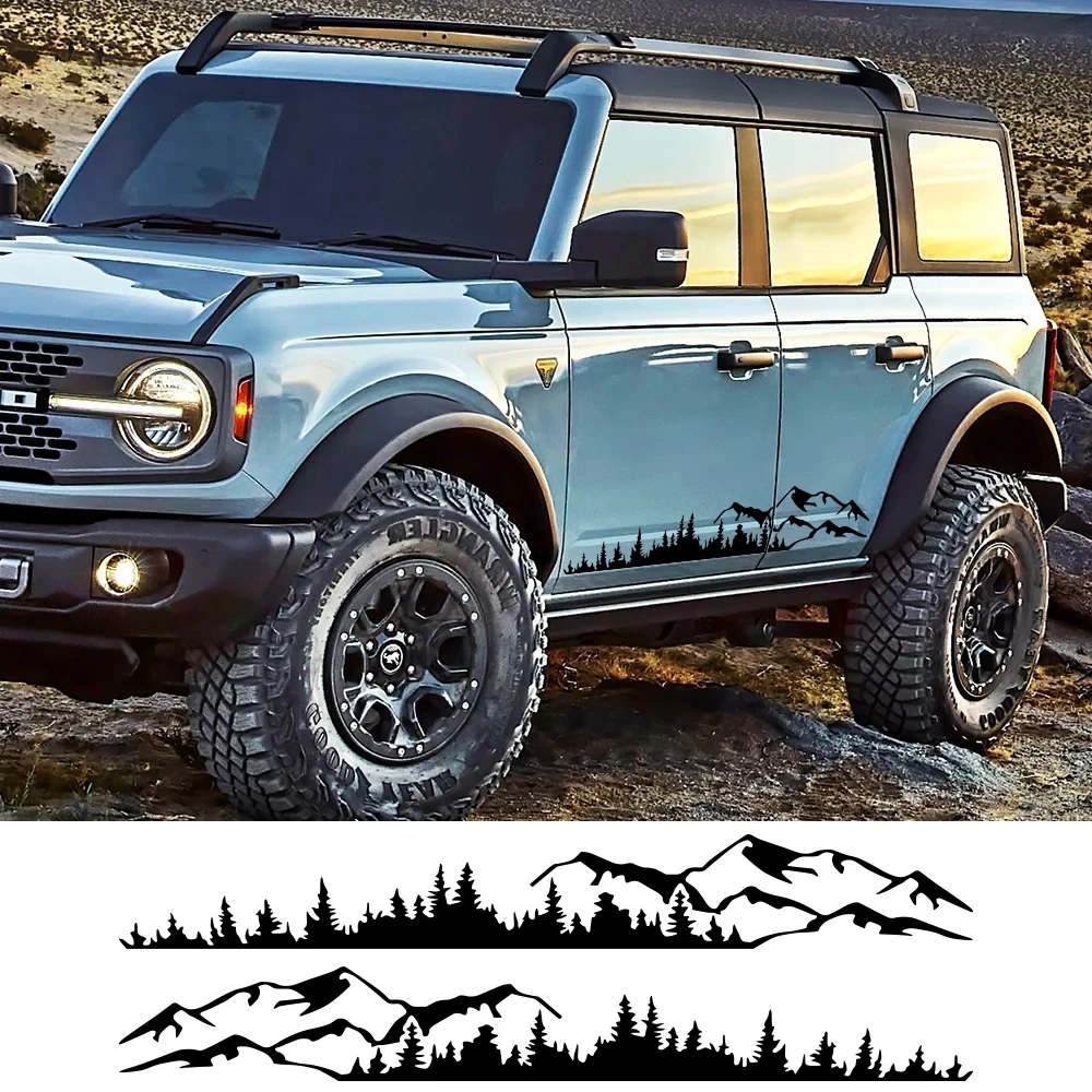 2PC-Ford-Bronco-TRX4-RC-Car-Side-Stickers-TRX-4-2021-2022-2023-Graphics ...