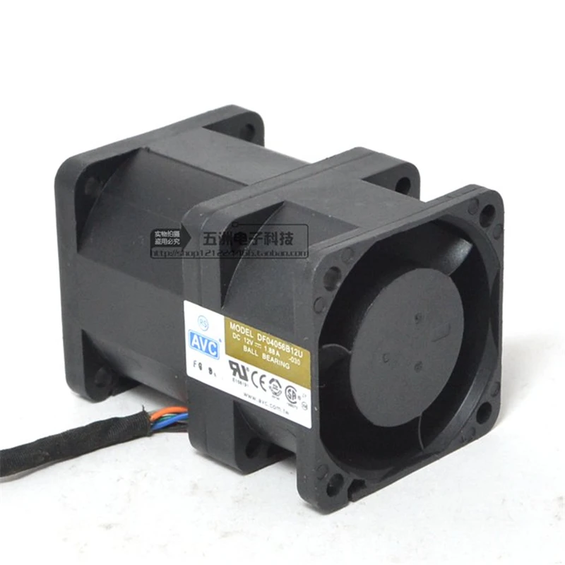Original DF04056B12U 4cm 4056 12V 1.88A 1U Server Turbo Dual Motor High ...