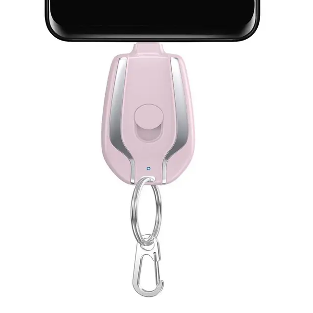 Outdoor Portable Phone Charger Keychain Emergency Mini Power Bank Ultra ...