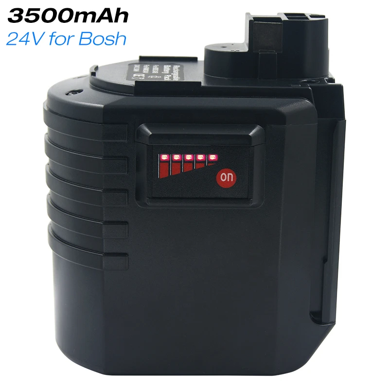 24V 3500mAh Ni-mh Rechargeable Battery for Bosch BAT019 BAT020 BAT021 ...