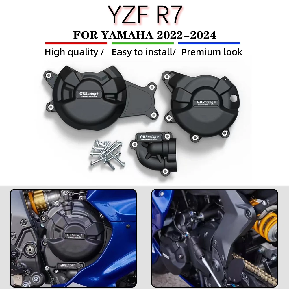 R7-Motorcycles-Engine-Cover-Protection-Case-For-GBRacing-For-YAMAHA-R7 ...