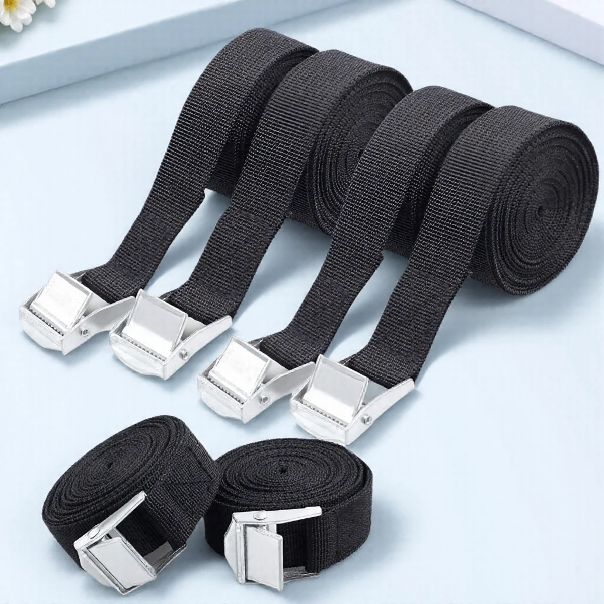 Durable Heavy Duty Nylon Car Luggage Tie Down Straps with Zinc Alloy ...