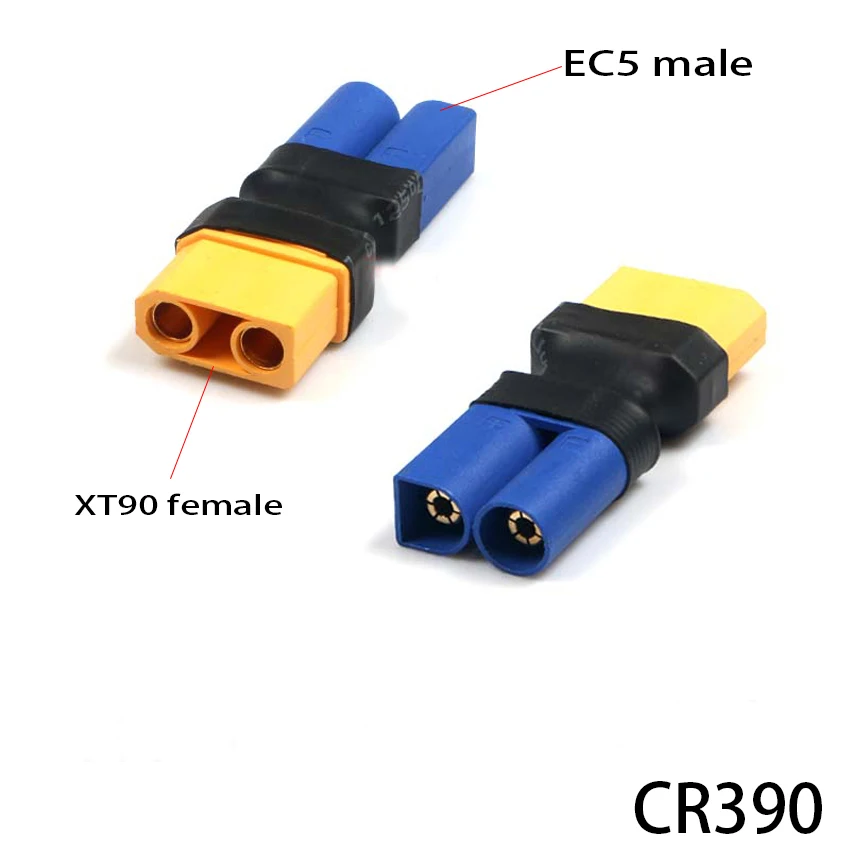 1pcs-XT90-XT-90-Male-to-EC5-Female-Connector-Adapter-For-Battery-Wire ...