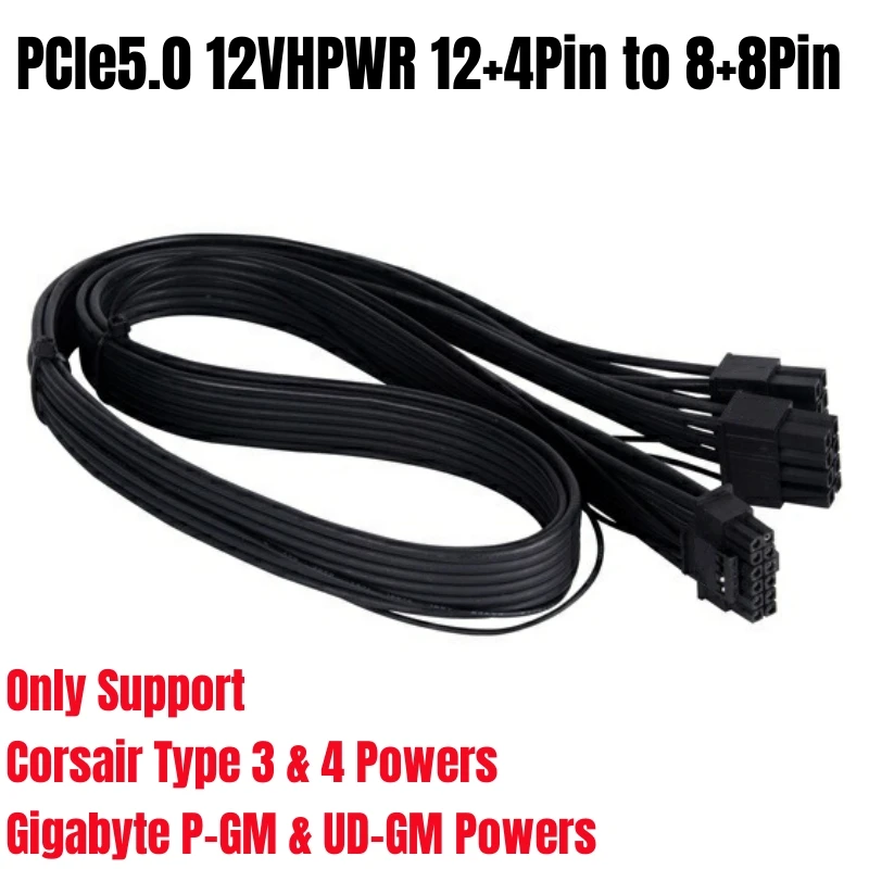 Original-CORSAIR-12VHPWR-Gen5-0-PCIe-5-0-600W-16Pin-12-4Pin-to-Dual ...