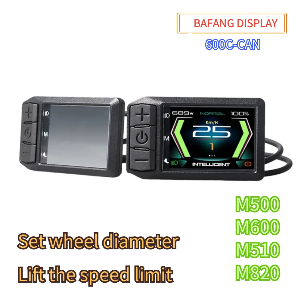 Bafang 600C TFT display M510 M600 M500 motor remove speed limit set ...