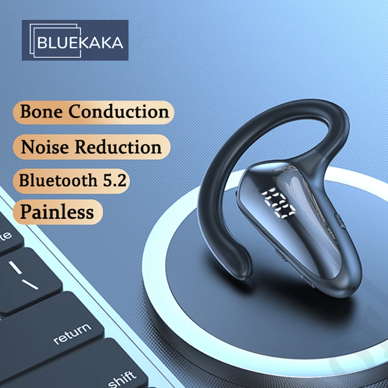 Bone-Conduction-Bluetooth-5-2-Earphone-Hook-Ear-Business-Wireless ...